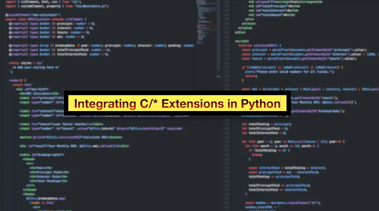 Integrating Python Code with C/C++ Extensions | RTT Labs - Pioneering ...